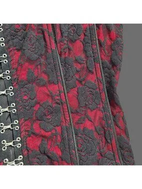 Tripp nyc | Tops | Vintage 9s Y2k Tripp Nyc Corset Size S Red Black ...